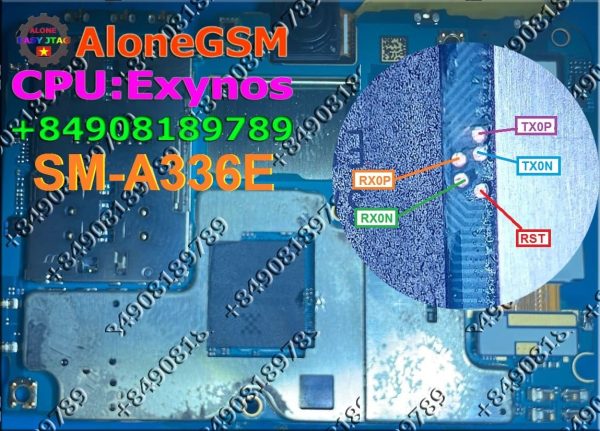 A336E ISP Pinout Galaxy A33 5G • گلوبال سیستم